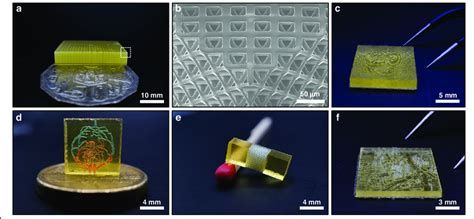 Examples Of Large Multi Stitched Geometries A 25 Mm × 25 Mm × 5 Mm
