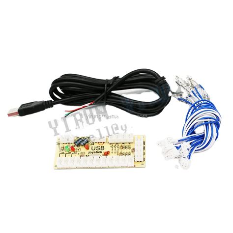 Usb To Pc Arcade Encoder Board With Jamma Keyboard Joystick For Coin Operated Emulations Pc