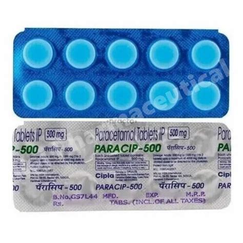 Paracetamol 500 Mg Tablets At ₹ 180strip Flexon In Surat Id
