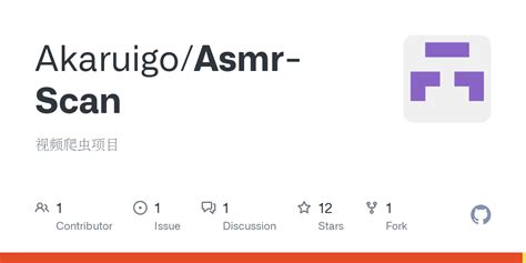 Github Akaruigoasmr Scan 视频爬虫项目
