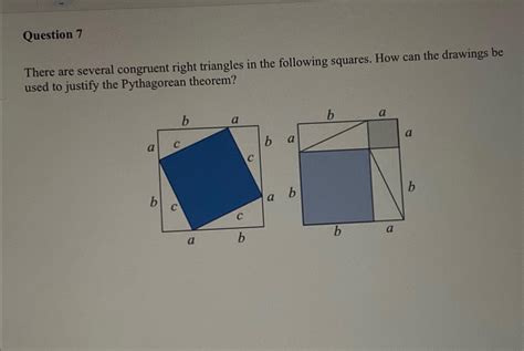 Solved Question 7there Are Several Congruent Right Triangles
