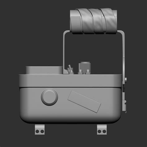 Artstation Geiger Counter Highpoly Game Assets