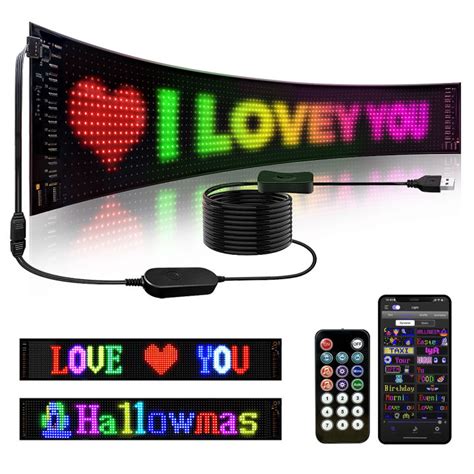 led matrix pixel panel scrolling bright advertising led signs