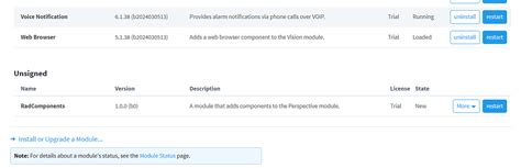 The Perspective Component Module Does Not Appear Or Does Not Work