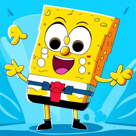Premium Vector Spongebob Vector Illustration
