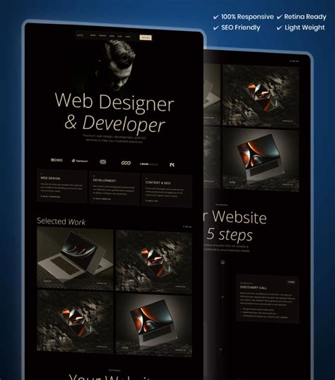 Comprehensive Portfolio Bricks Wordpress Template Kit