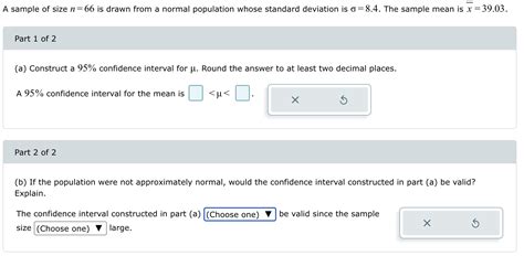 Solved A Sample Of Size N Is Drawn From A Normal Chegg