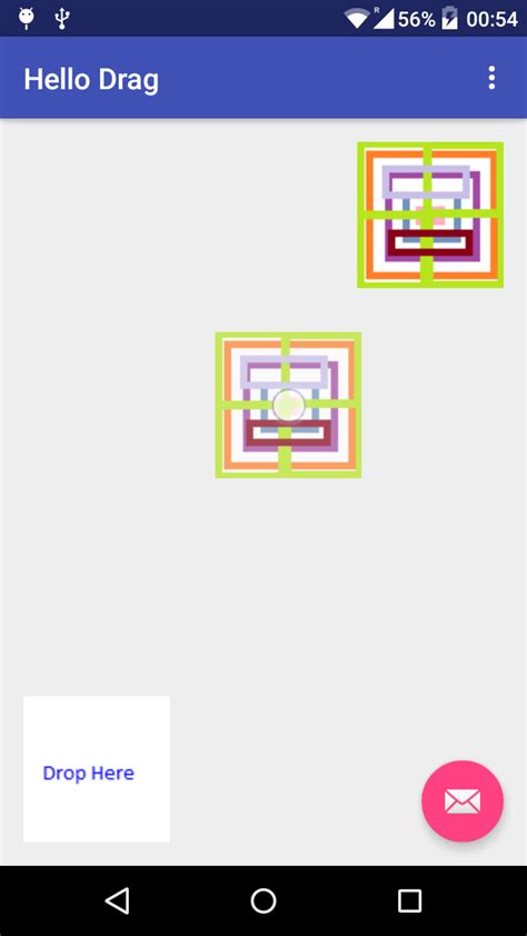 Drag And Drop Draw A Line On Top Of Entire Layout In Android Stack
