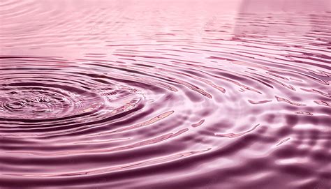 Pink Water Ripples Serene And Calm Background Water Ripples Pink Background Image And