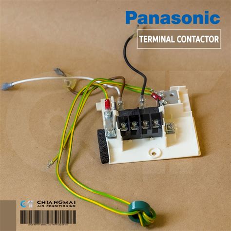 Panasonic Terminal Contactor Block ชุดเทอร์มินอล คอนแทคเตอร์ แอร์พานาโซนิค อะไหล่ถอด Chiangmai Air