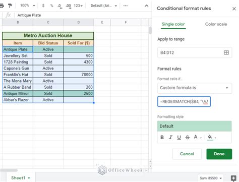 Change Row Color Based On Cell Value In Google Sheets Ways OfficeWheel