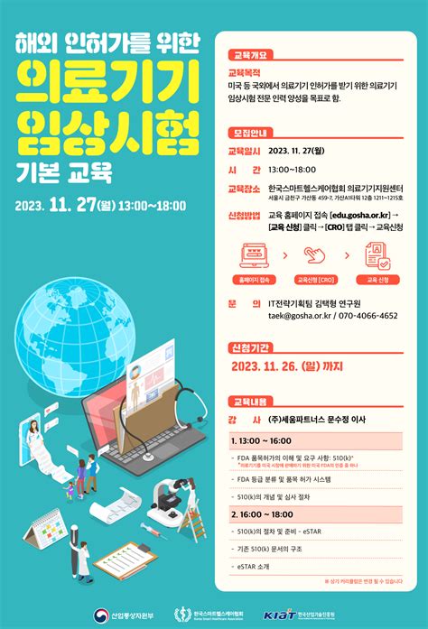 Cro 해외 인허가를 위한 의료기기 임상시험 기본 교육 Sha 소식 Sha