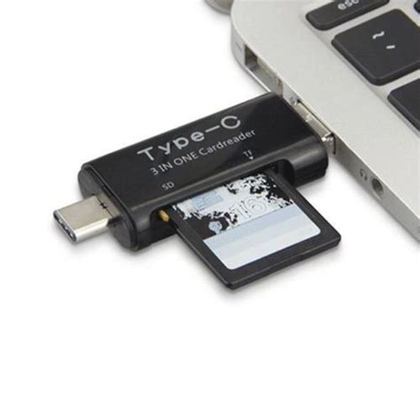USB Type C Micro USB SD Memory Card Reader OTG Adapter