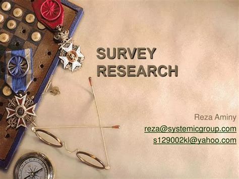 PPT SURVEY RESEARCH PowerPoint Presentation Free Download ID 3899860