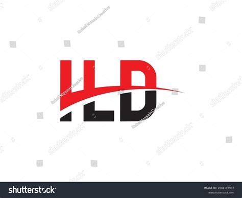 Ild Letter Initial Logo Design Vector Stock Vector Royalty Free