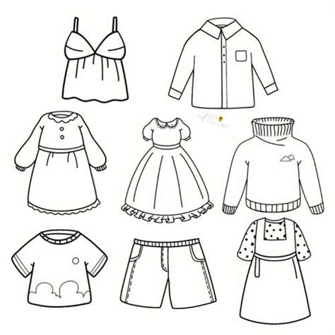 服装图片简笔画 景颇族服装图片简笔画 苗苗知道