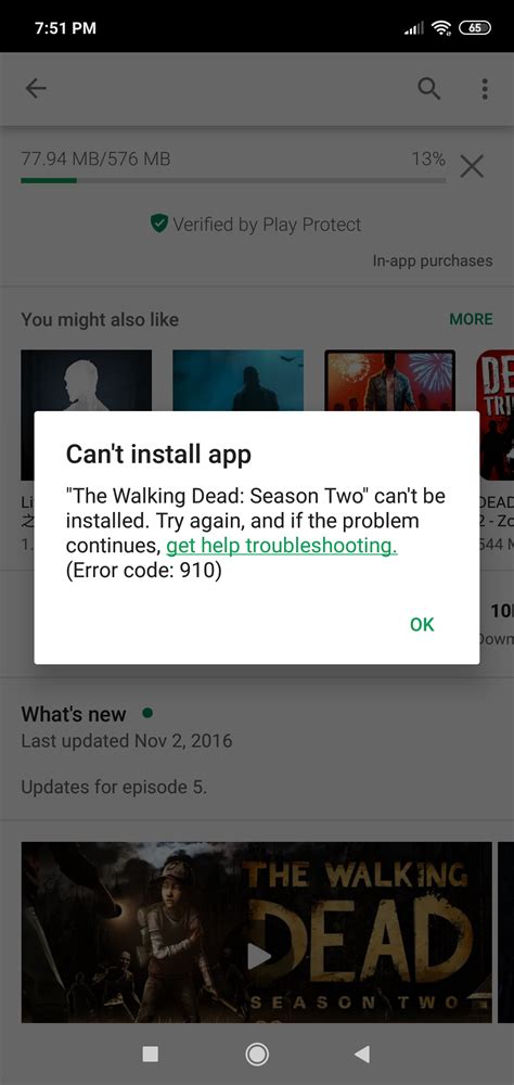 Unable To Install Tried Reset App Preference Deleted Unwanted Apps