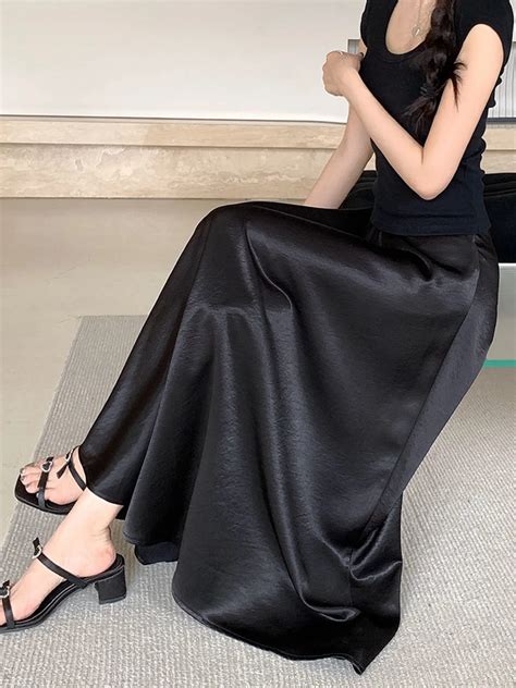 Satin A Line Skirt Savana Bestsellers