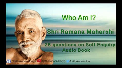Maharshi Ramana Who Am I Audio Book Eng Sanatan Sahitya Youtube