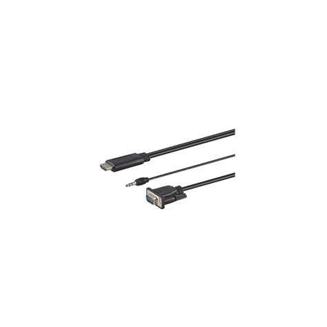 Linkqnet M HDMI Male To VGA Male With Audio Cable GeeWiz