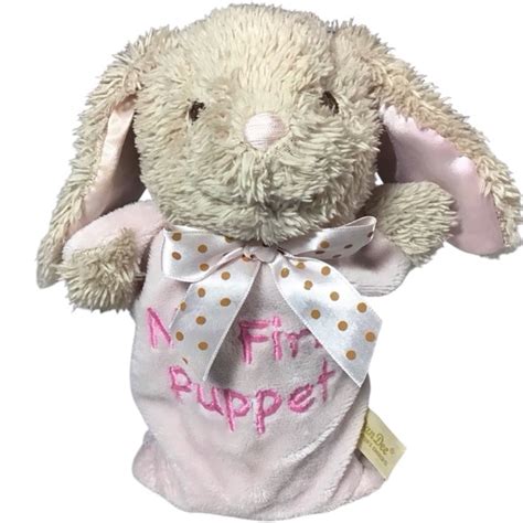 Dan Dee Toys Dan Dee Bunny Rabbit Puppet Stuffed Animal Plush My