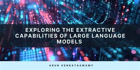 Exploring The Extractive Capabilities Of Large Language Models Beyond Generation And Copilots