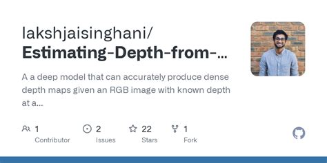 GitHub Lakshjaisinghani Estimating Depth From RGB And Sparse Sensing A A Deep Model That Can