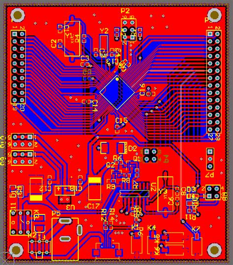 [开源]stm32f103rbt6最小系统，ledx2，keyx4 csdn博客