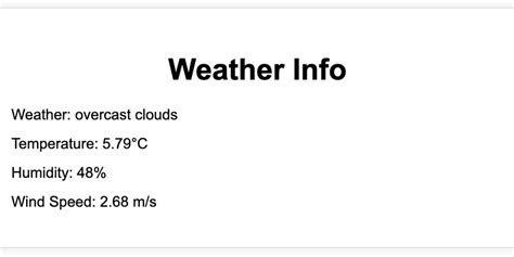 Openweathermap Api Dev Community