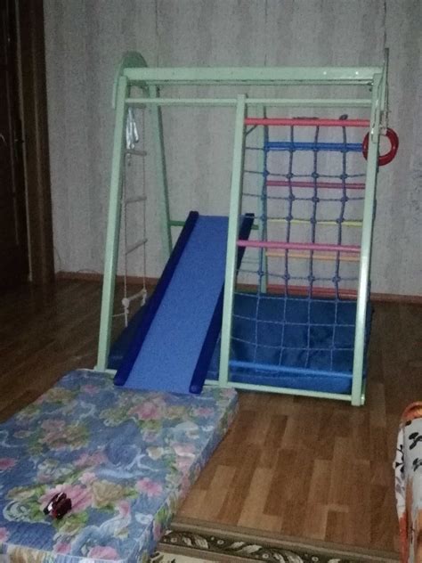 Детский спортивный комплекс ZABIAKA Tiny Champion, цвет фисташка ...