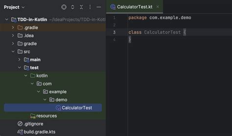 Tutorial Test Driven Development With Kotlin Intellij Idea Documentation