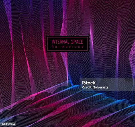 디자인에 대 한 벡터 현혹 초현실적인 아트 배경 같은 환각 마약 여행 초현실주의 선형 3d 트렌드 환상적인 환각 유행 현대 Op 아트 광학 차원 환상 3차원 형태에 대한