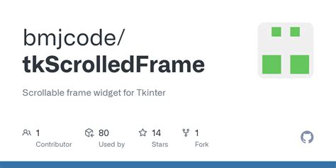 Github Bmjcode Tkscrolledframe Scrollable Frame Widget For Tkinter