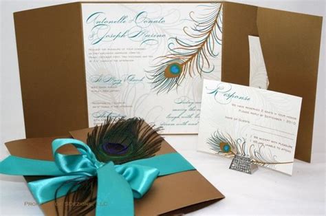 Peacock Wedding Invitations Peacock Wedding Invitations Wedding