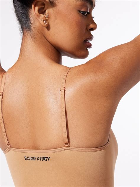 Seamless Bodysuit Teddy In Nude Savage X Fenty France