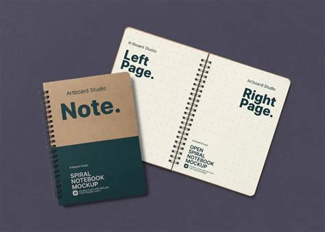 Free Online Notebook Mockup Templates And Items — Mockup Zone