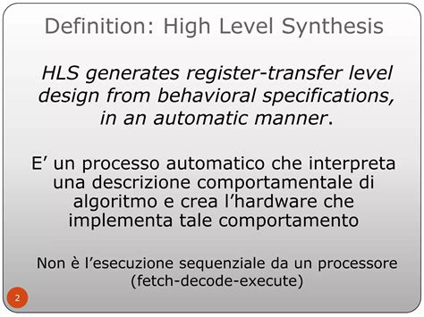High Level Synthesis Using Esterel Ppt