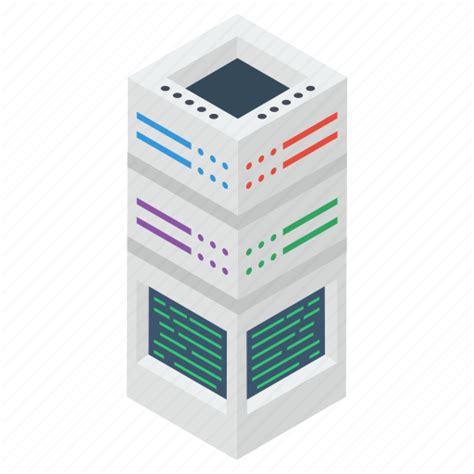 data hosting data storage datacenter dataserver dataserver rack icon download on iconfinder