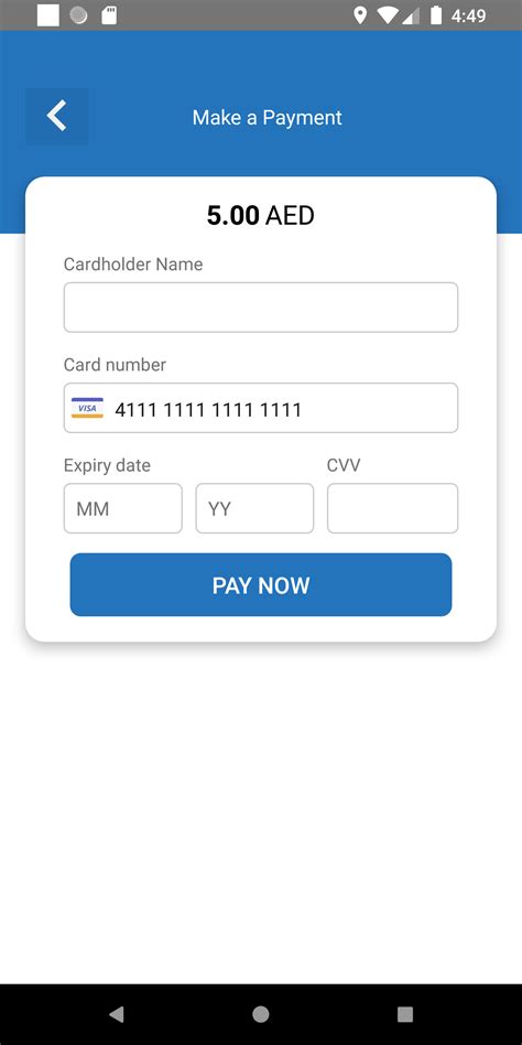 hi team in latest sdk 5 0 4 can we prepopulate credit card information