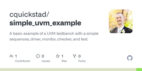 Github Cquickstadsimpleuvmexample A Basic Example Of A Uvm