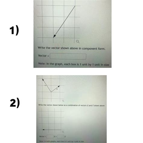 Solved Write The Vector Shown Above In Component Form Chegg