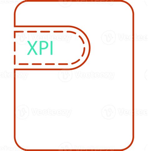 Xpi File Icon Thick Black Outline 57325445 Png