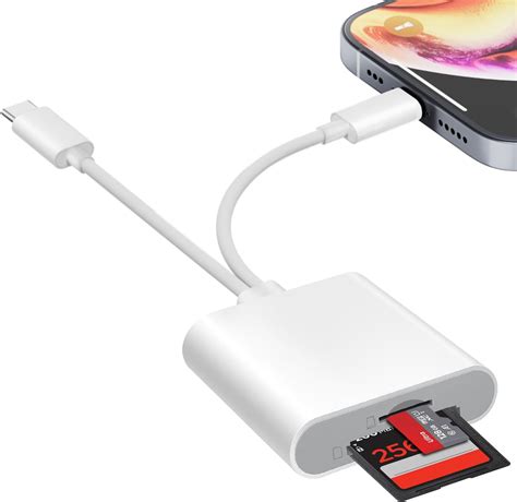 Sd Card Reader For Iphone Ipad Usb C Sd Card Reader With Dual Slot For Microsd Sd Type C Otg