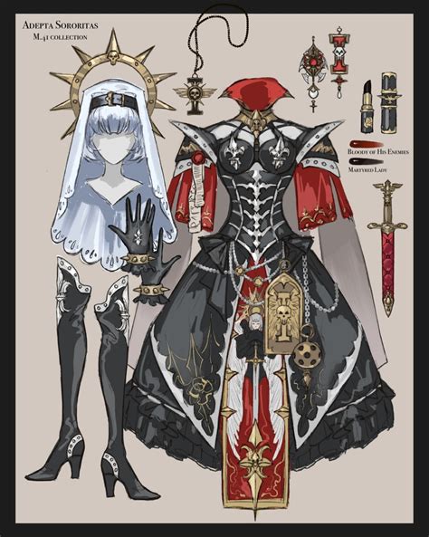 Adepta Sororitas Warhammer K Drawn By Celestial Fang Danbooru