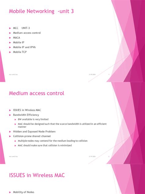 Mc Mod 3 Pdf Transmission Control Protocol Network Congestion