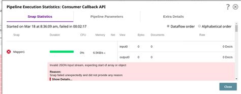 Triggered Task Showing Wrong Error Message Snaplogic Integration