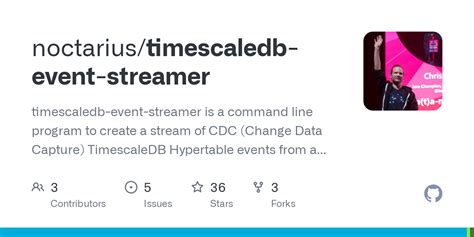 github noctarius timescaledb event streamer timescaledb event streamer is a command line