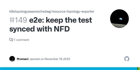 E2e Keep The Test Synced With Nfd · Issue 149