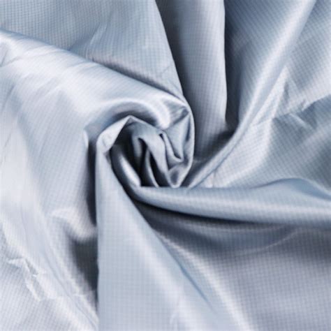 Advanced 110gsm 5mm Grid Anti Static Grid Esd Fabric For Cleanroom Garments