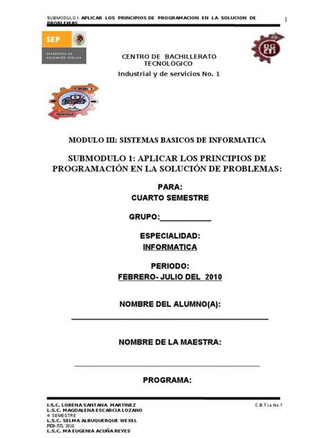 Principios De Programacion 2010 Pdf Algoritmos Programación De Computadoras